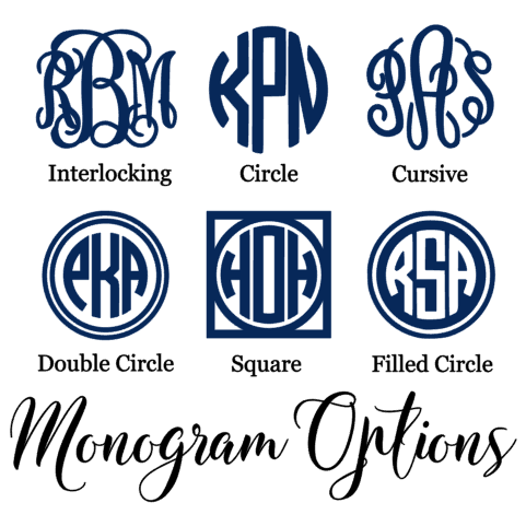 Monogram Computer Decal – Belle & Ten