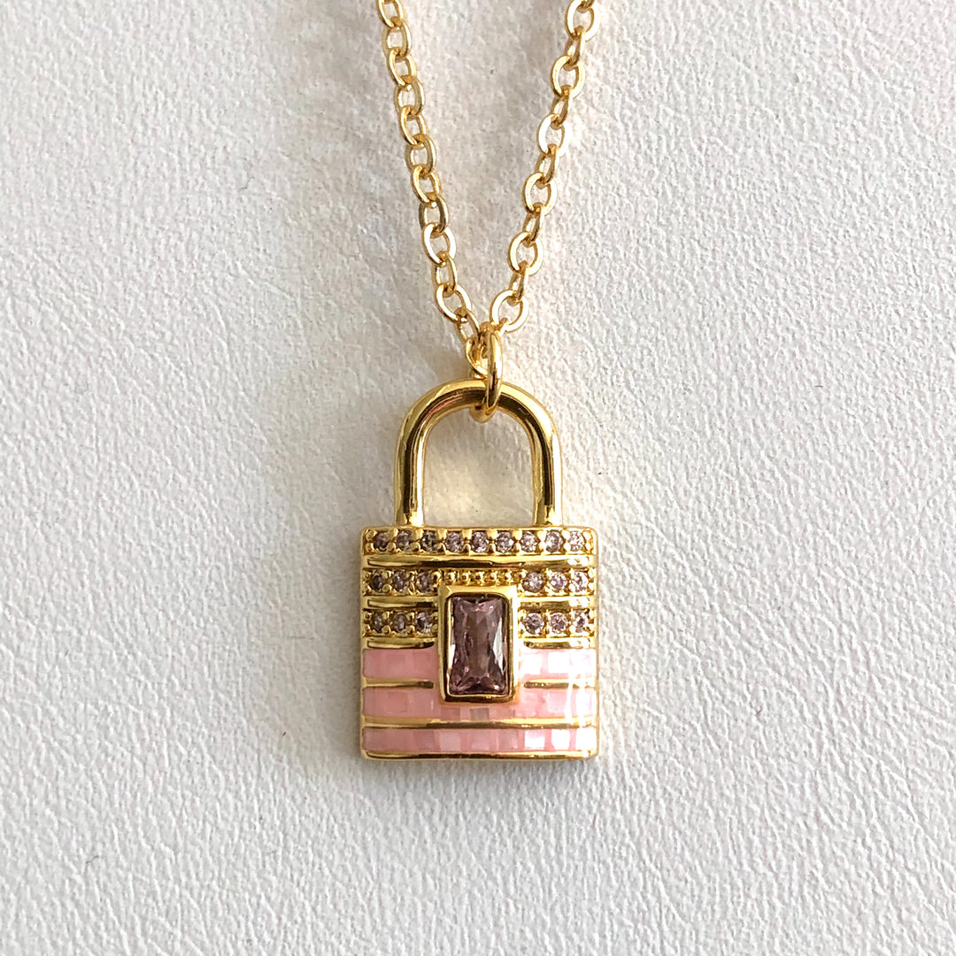 Bella Lock Necklace – Belle & Ten